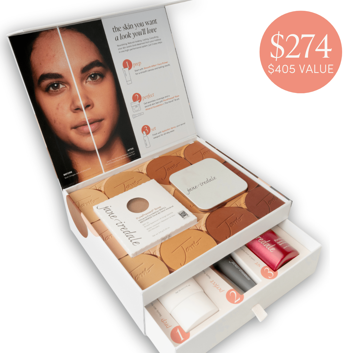 SKINCARE MAKEUP SYSTEM BOX - Jane Iredale